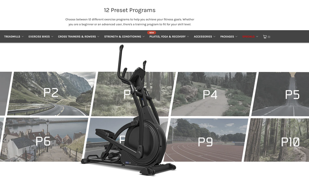 Shop our Range of Ellipticals and Cross Trainers – Trojan Fitness