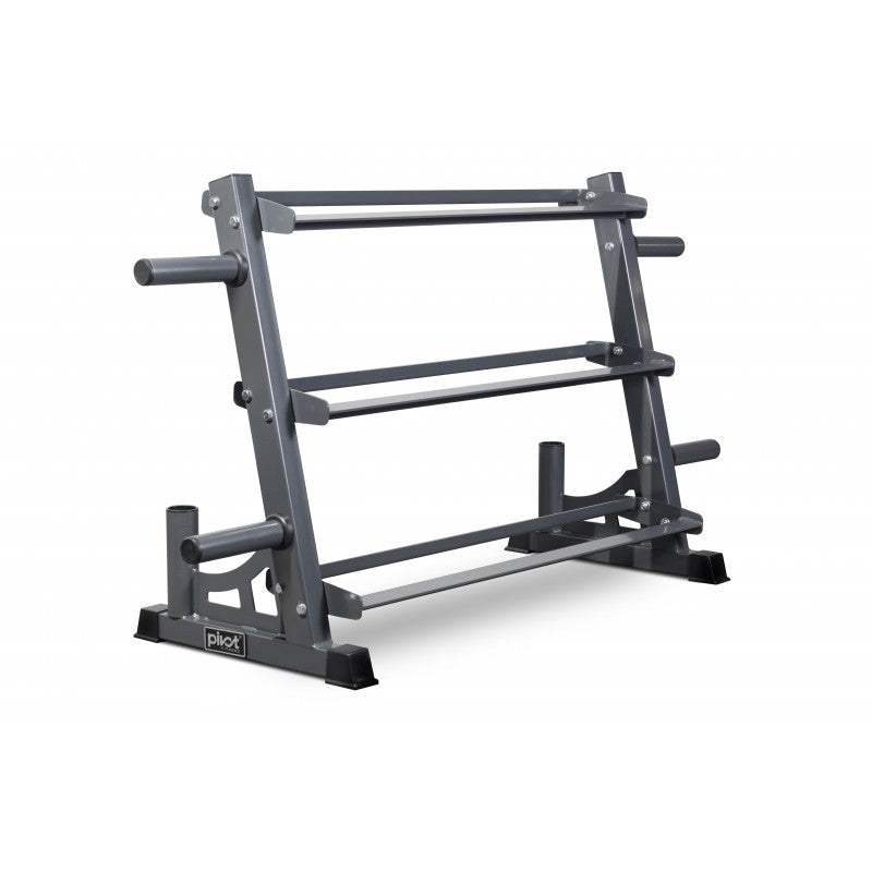 Dumbbell & Weight 3 Tier D/Bell Storage Rack – Trojan Fitness
