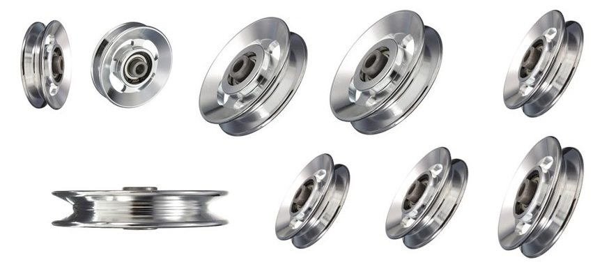 Pulleys Aluminum Set of 18 for FPR90 Smith Machine – Trojan Fitness