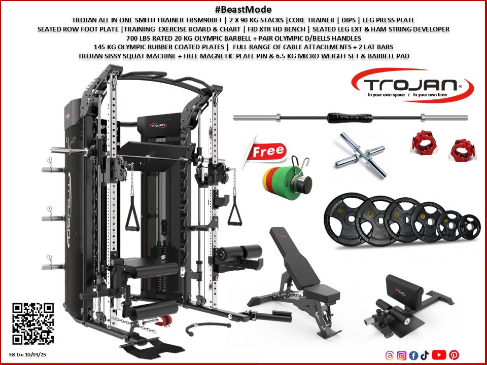 900FT All – In – One Trainer BeastMode Pak – Trojan Fitness
